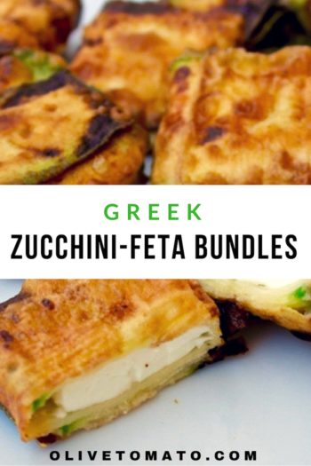 Greek Zucchini-Feta Bundles