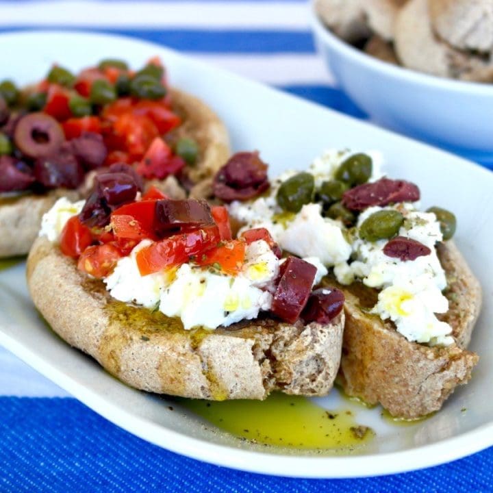 Authentic Greek Barley Rusks – Paximadi Kritiko - OliveTomato.com