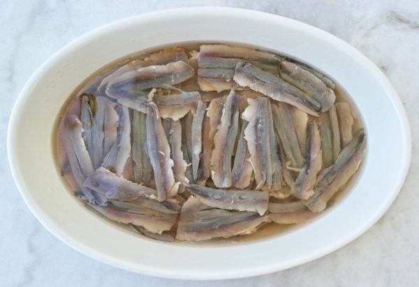 Greek Cured and Marinated Anchovies - Gavros Marinatos - OliveTomato.com