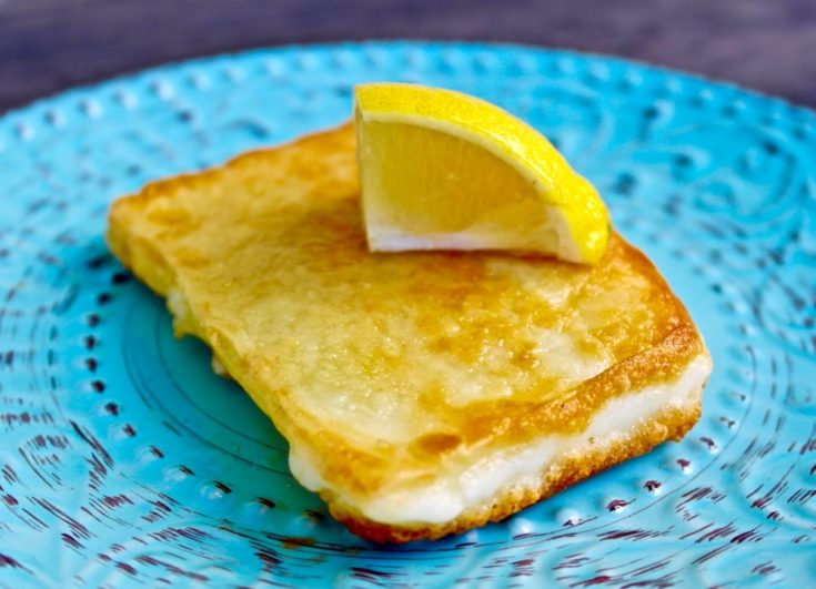 Saganaki - Authentic Greek Pan-Seared Cheese- Opa! - OliveTomato.com