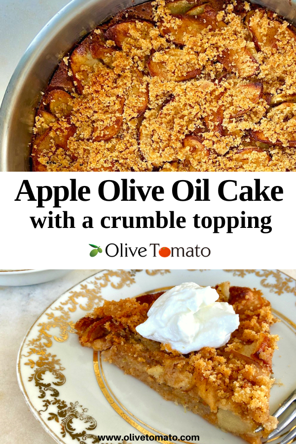 Hearty Apple Olive Oil Cake - OliveTomato.com