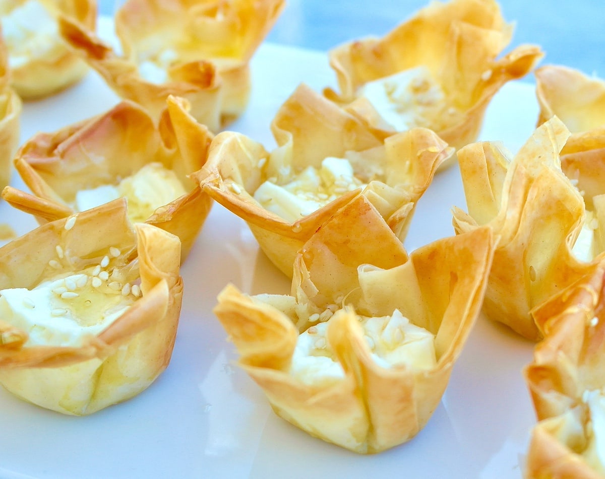 Baked Feta Bites (Easy Phyllo Appetizer) - OliveTomato.com